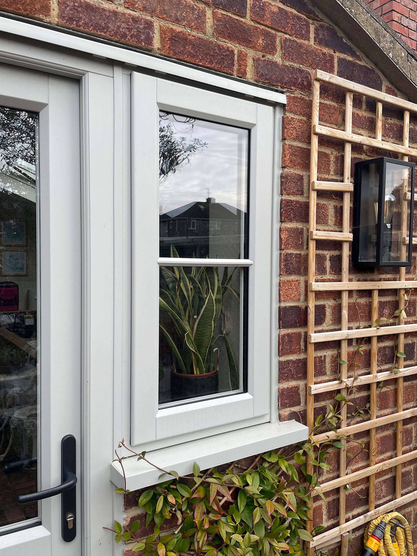 Timber-Look Patio Doors in a Gloucestershire Extension